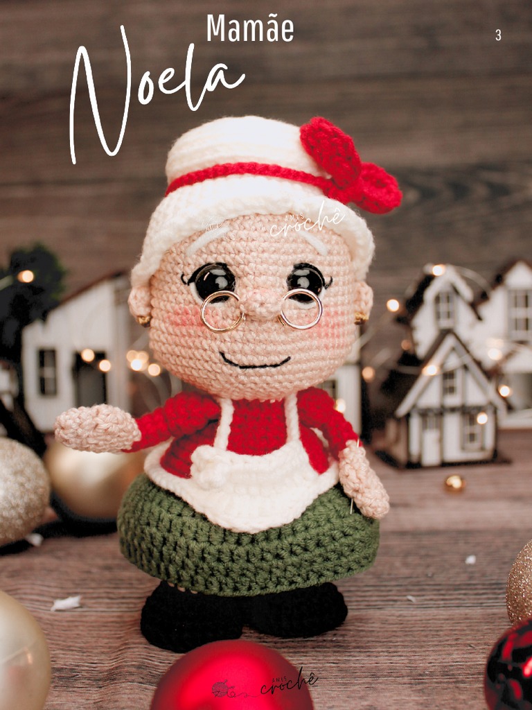 ?mama Noela | PDF | Crochê | Bordado