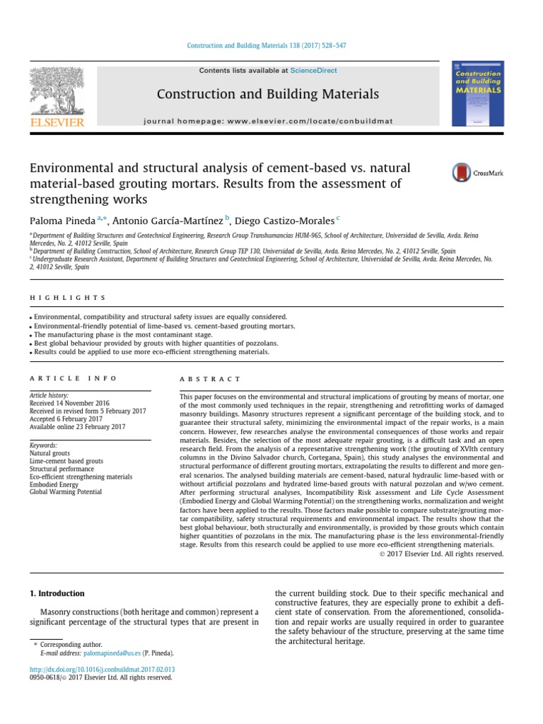 Cement Vs Natural | PDF | Cement | Mortar (Masonry)