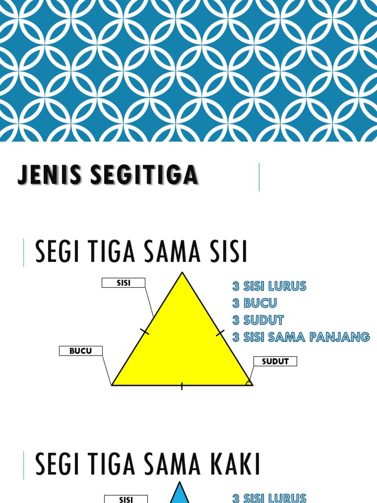 Jenis-Jenis Segitiga dan Karakteristiknya | PDF | Olahraga & Rekreasi ...