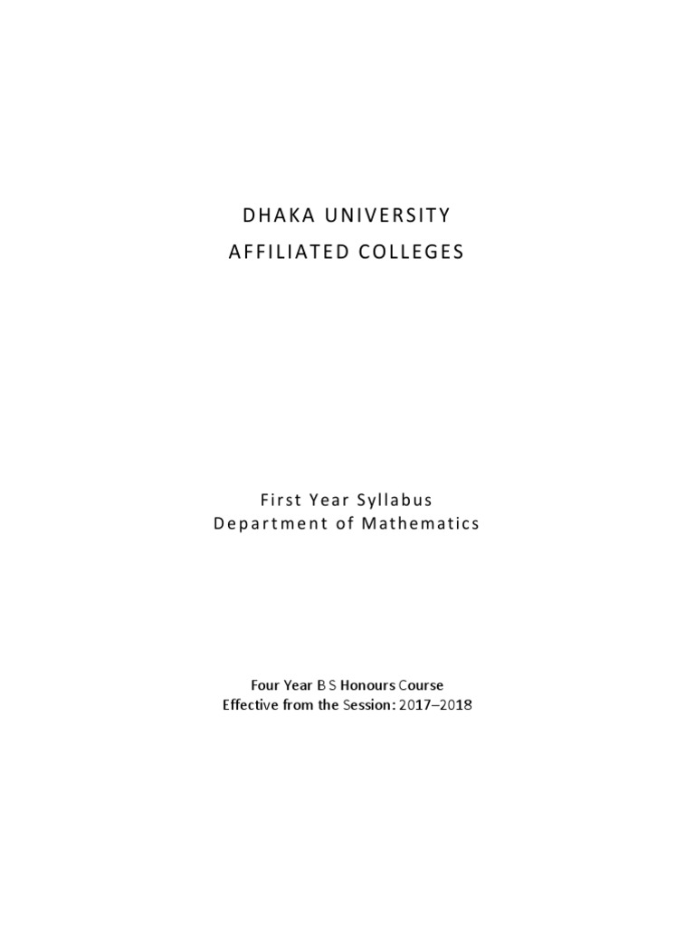 Syllabus Pdf Matrix Mathematics Integral 1268