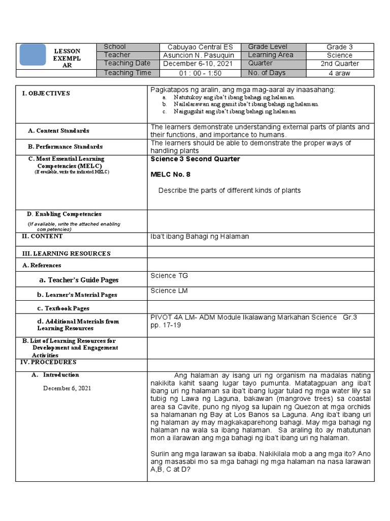 Q2 Science LE MELC 8 Week 4 | PDF
