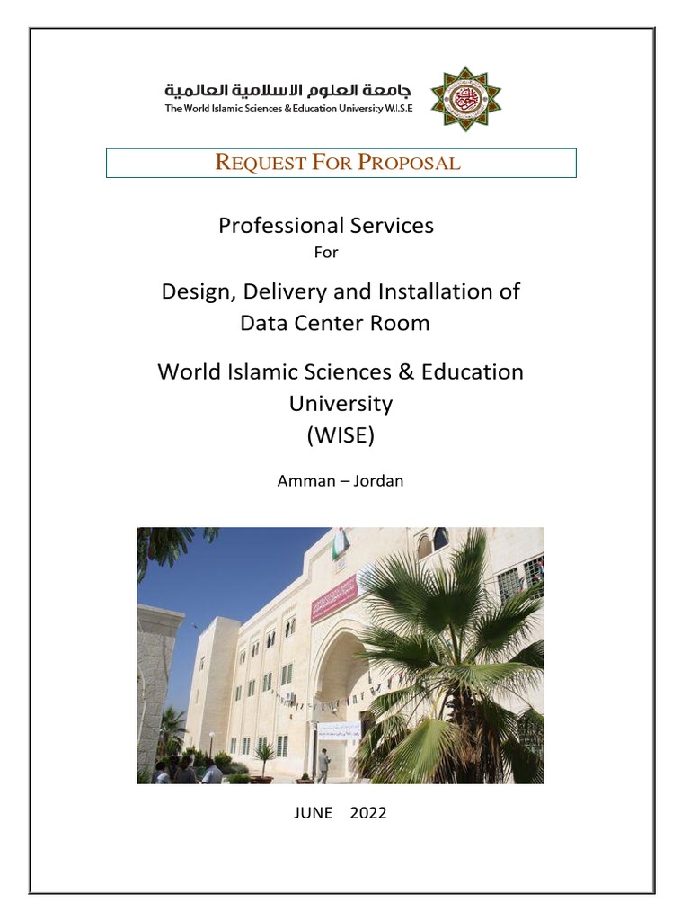 Data Center Room RFQ Updated 29052022 | PDF | Data Center ...