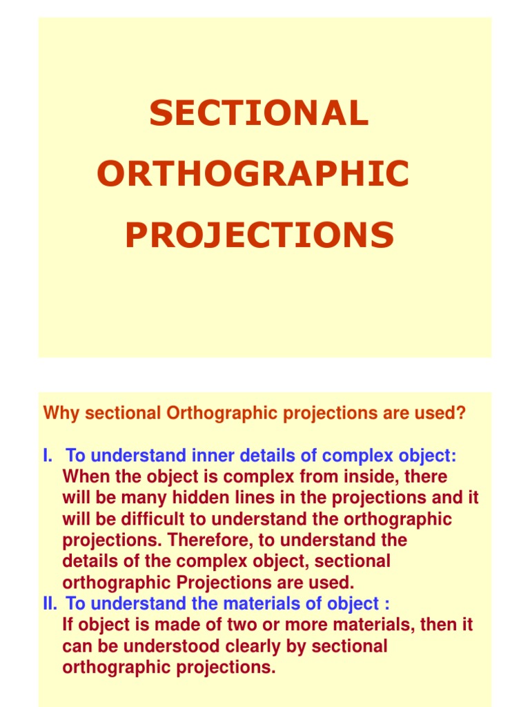 Sectional Orthographic | PDF | Euclidean Geometry | Classical Geometry