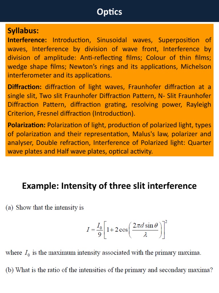 Newton's Ring - Thin Films | PDF | Diffraction | Optics