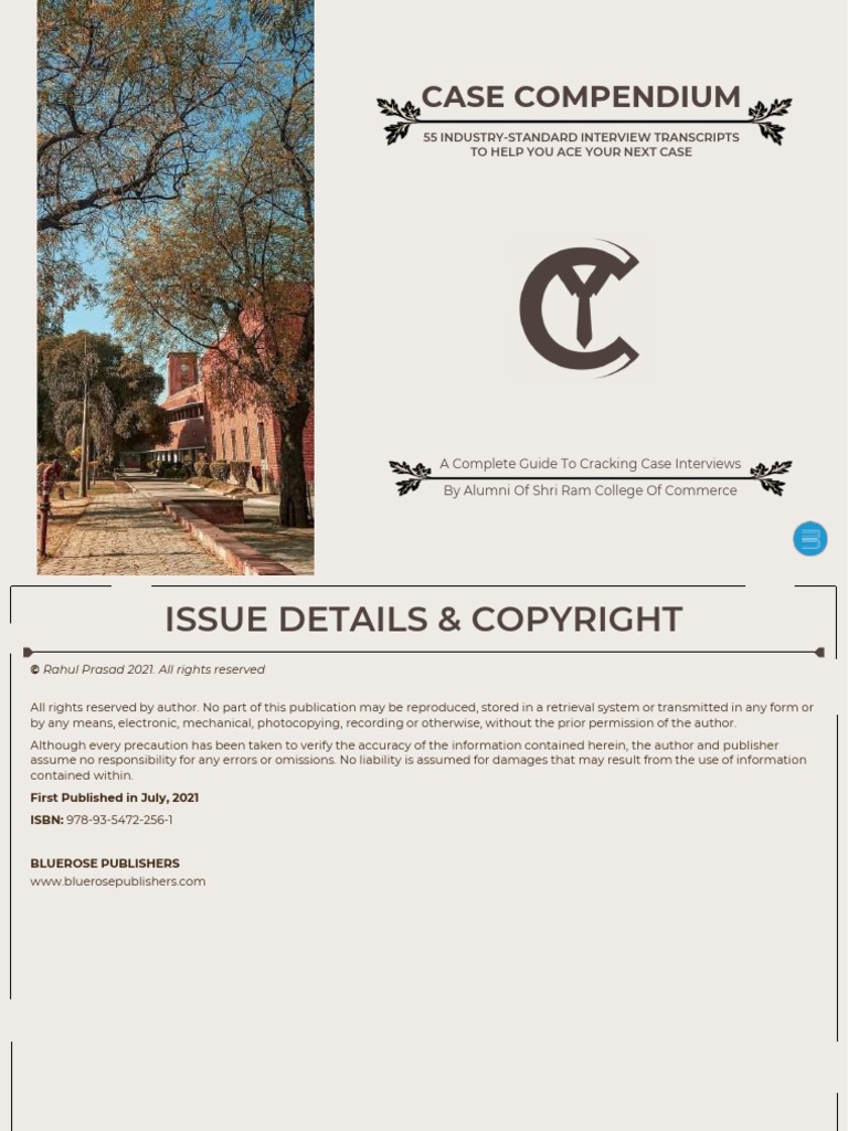 SRCC Case Compendium | PDF | Interest | Demand