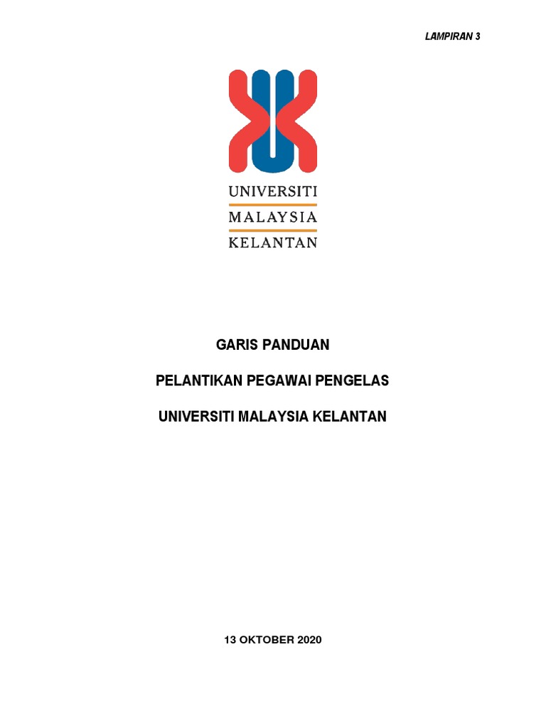 Garis Panduan Pelantikan Pegawai Pengelas | PDF