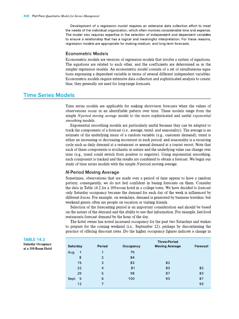 Time Series Theory | PDF
