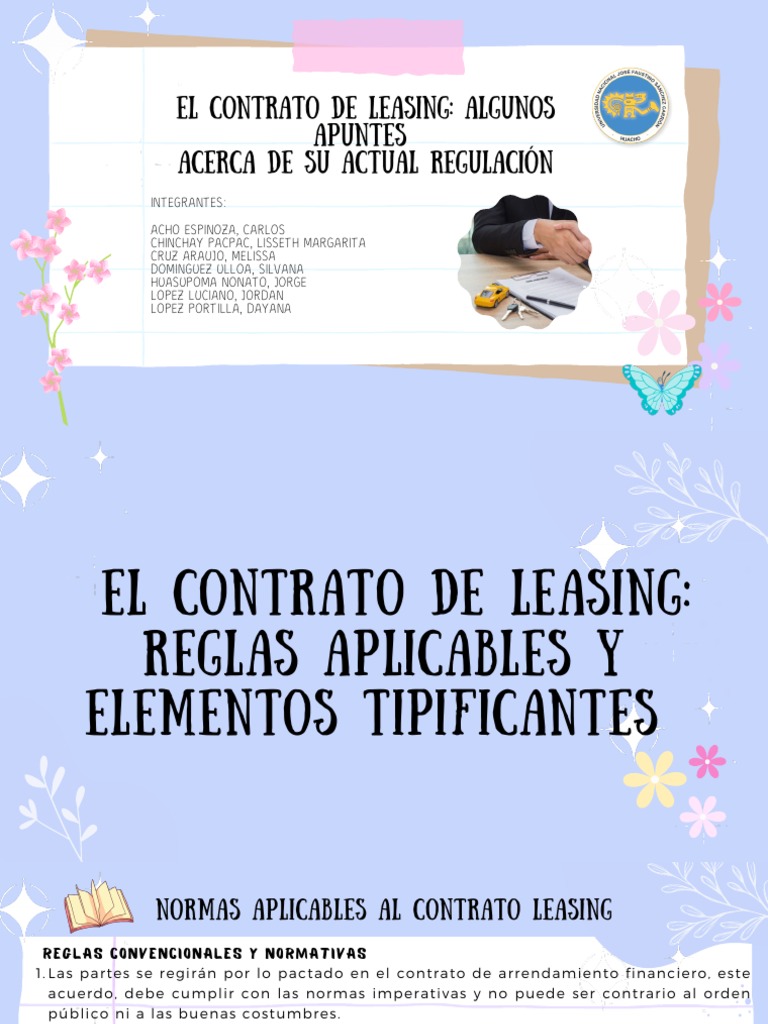 Contrato de Leasing | PDF | Derecho empresarial | Economias