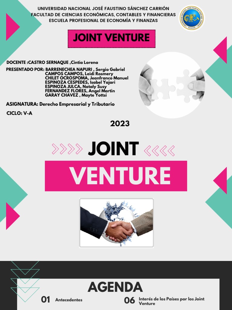 Joint Venture: Definición y Tipos | PDF | Proyecto conjunto | Business