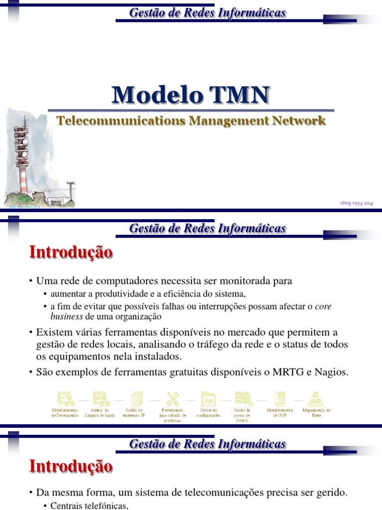 Modelo TMN | PDF | Rede de computadores | Modelo OSI