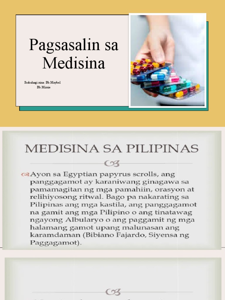 Pagsasalin Sa Medisina | PDF