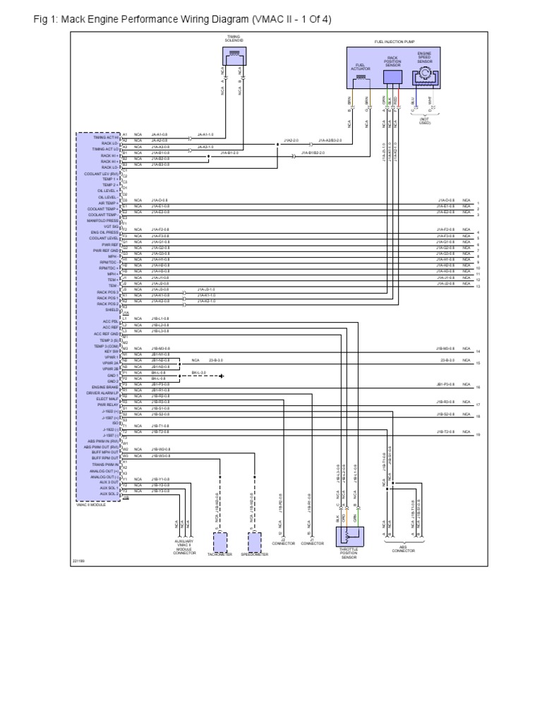 Mack VMAC II Wiring Diagrams | PDF