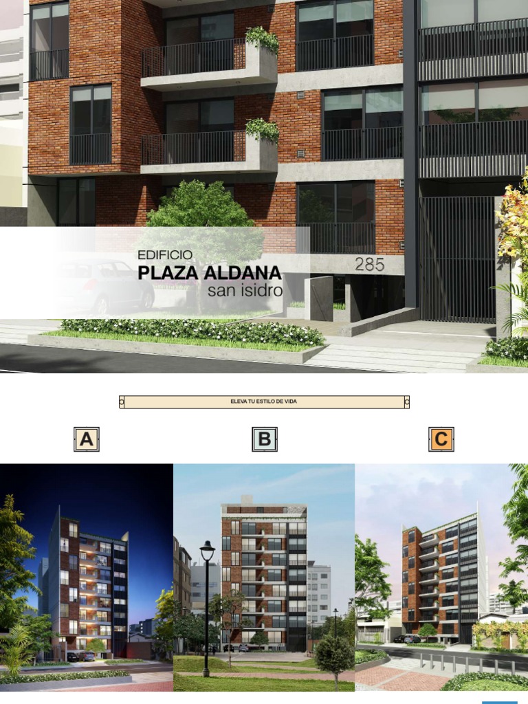 Brochure Plaza Aldana Acabados | PDF | Edificios y estructuras