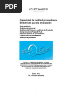 VDA Volume 2 Appendix 2 Trigger Matrix Espanol | PDF | Informática