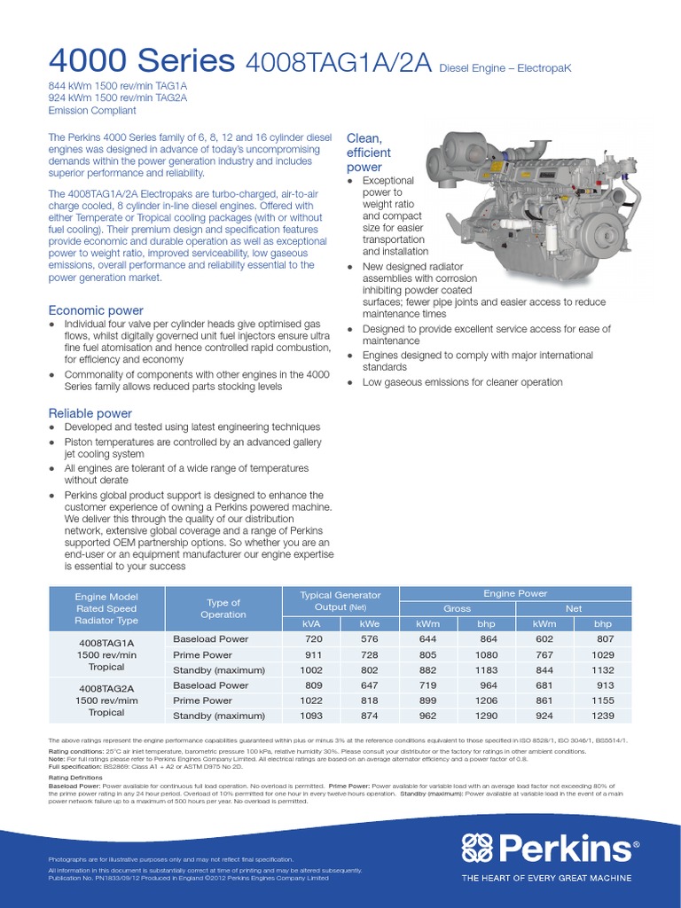 4008TAG1-2A - 844-924kWm Emission Compliant Epak PN1833 - 3 | PDF ...