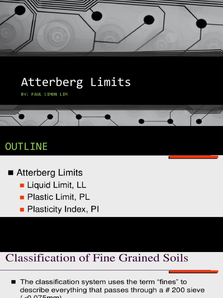 Atterberg Limits - PAUL LIM | PDF