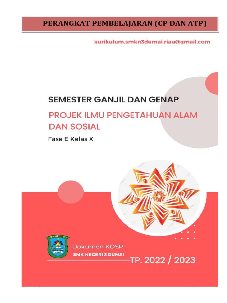 Atp Modul Pipas | PDF | Sains & Matematika