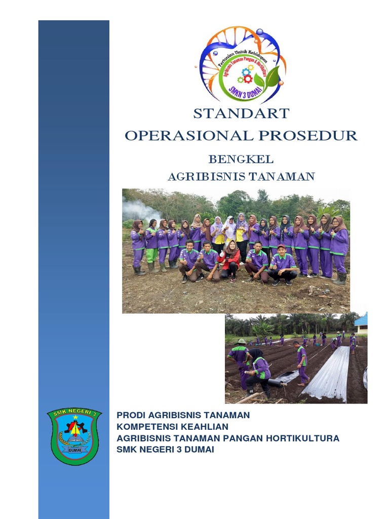 SOP Penggunaan Bengkel Agribisnis | PDF