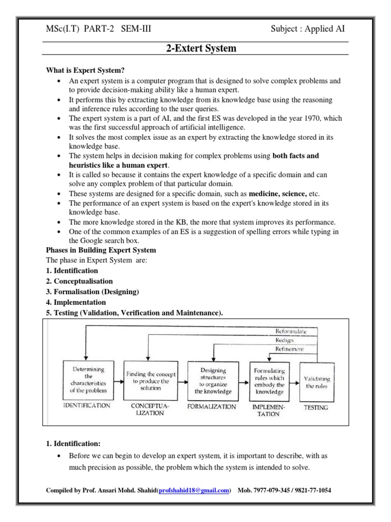 Building and Understanding Expert Systems | PDF | Artificial ...