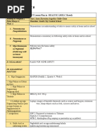 A Detailed Lesson Plan in Grade 2 (Physical Education) | PDF | Learning ...