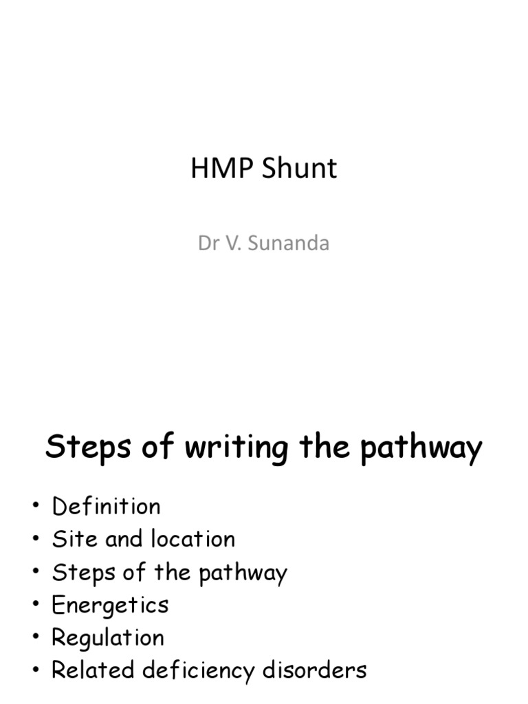 HMP Shunt | PDF