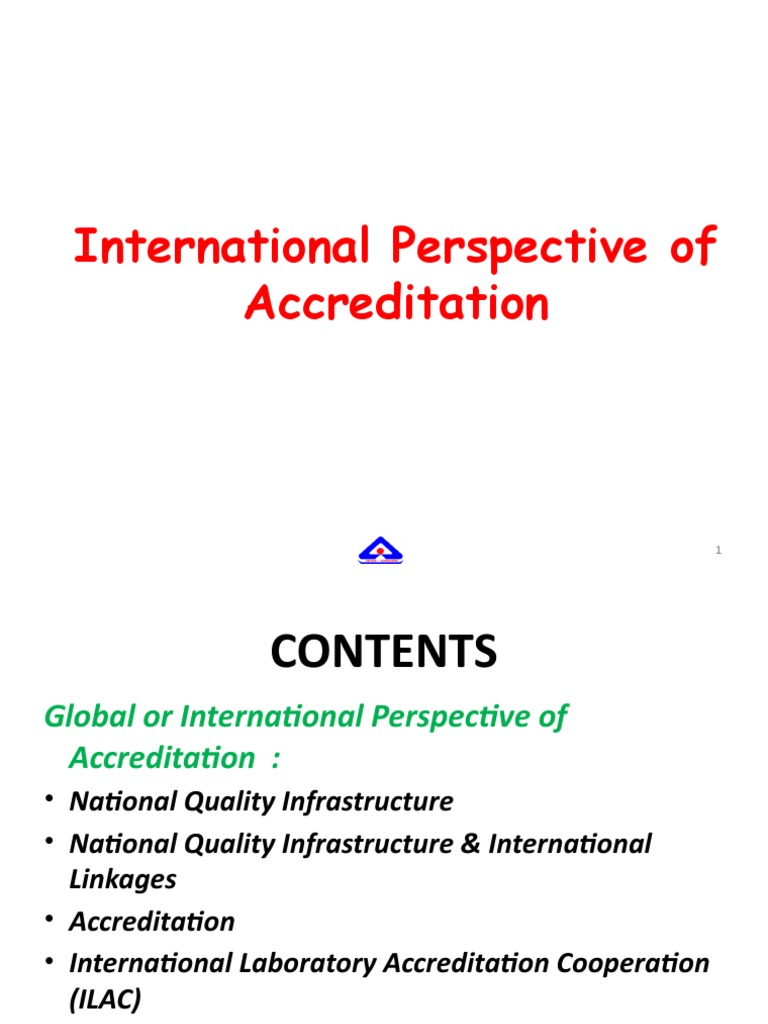 LMS 1 Laboratory Accreditation International Perspective - LMS1 | PDF | Metrology