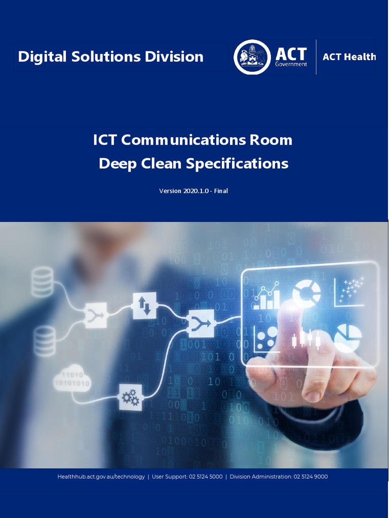 ICT Communications Room Deep Clean Specifications 2020.1.0 | PDF ...