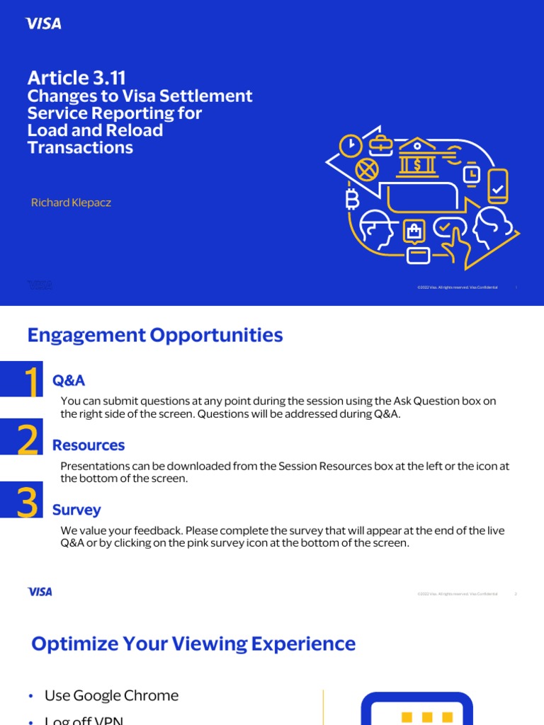 3.11 Changes To Visa Settlement Service Reporting For Load and Reload ...