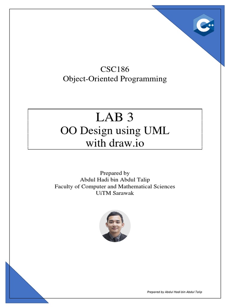 CSC186 Lab Tutorial 3 OO Design Using UML With Draw - Io | PDF ... CSC186 Lab Tutorial 3 OO Design Using UML With Draw - Io | PDF ...