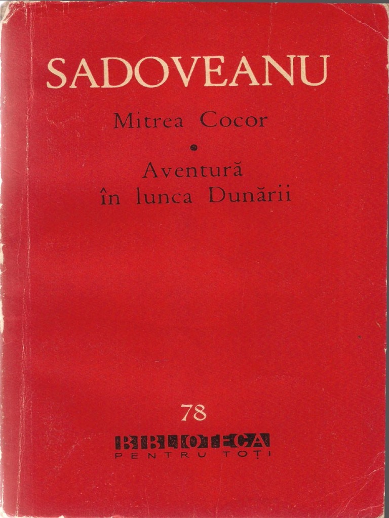 M.S. Mitrea Cocor Aventura in Lunca Dunarii | PDF