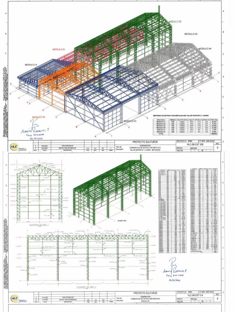 Plano de Desmontaje de Estructuras | PDF