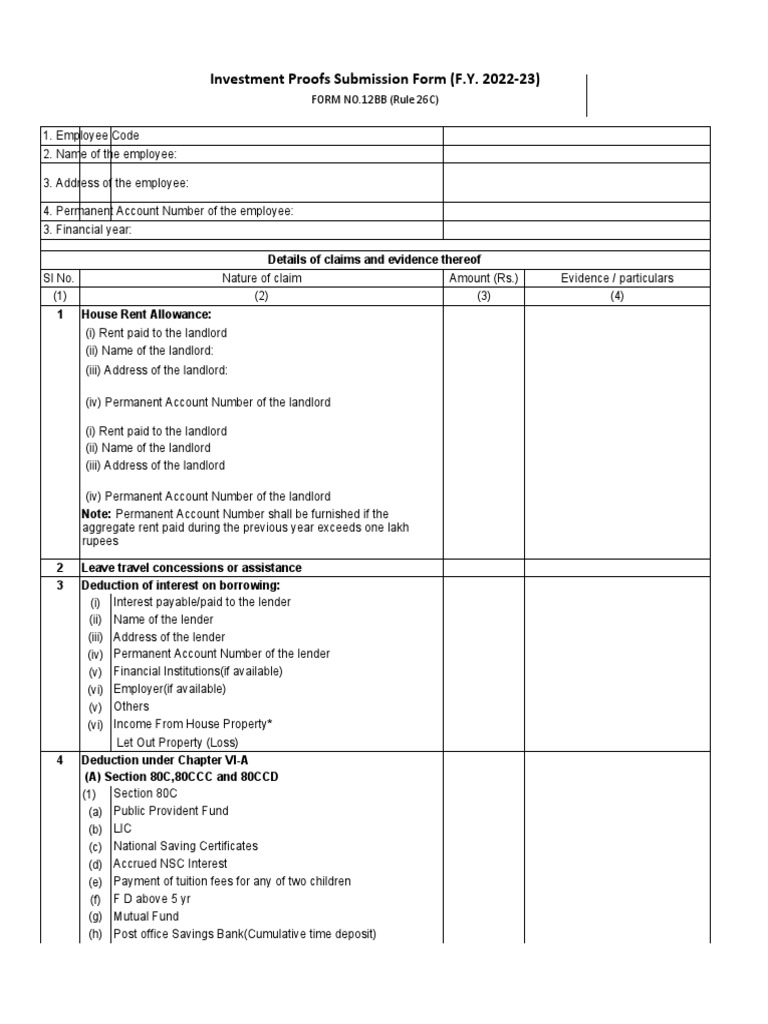 investment-proof-submission-form-12bb-for-fy-2022-23-pdf