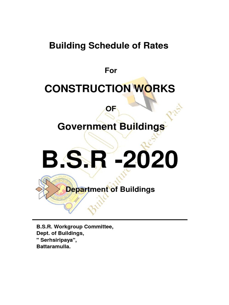 BSR 2020 Construction | PDF | Pipe (Fluid Conveyance) | Concrete