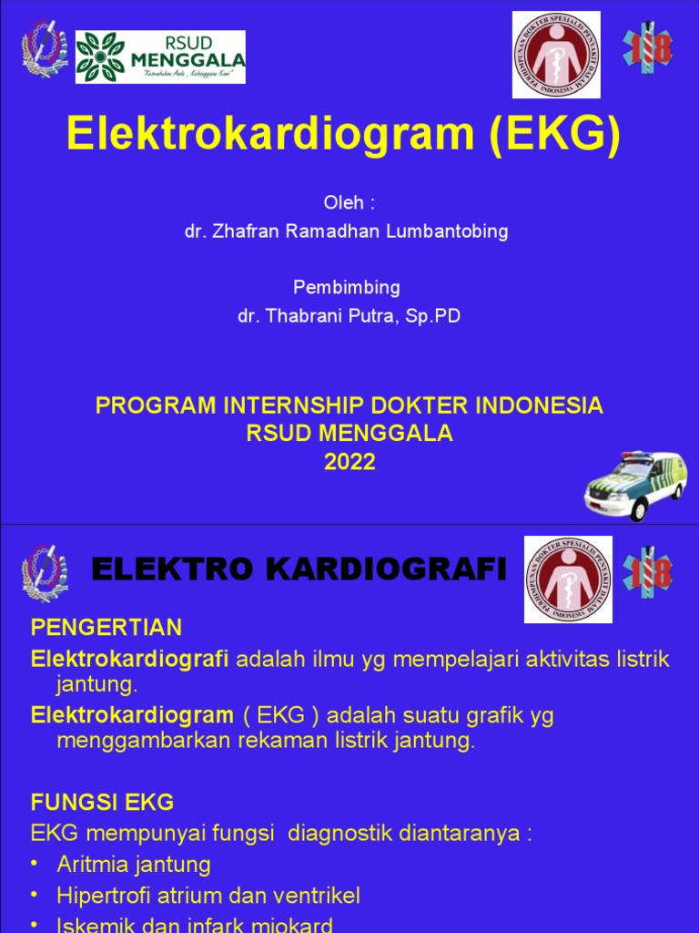 Presentasi EKG Dr. Thabrani SP - PD | PDF