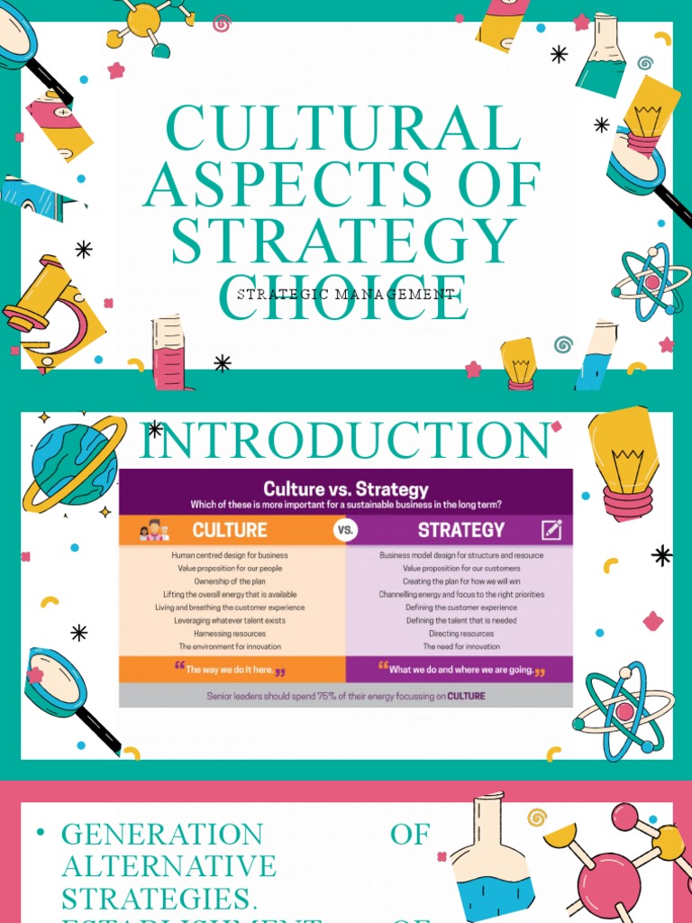 Cultural Aspects in Strategy Choice | PDF