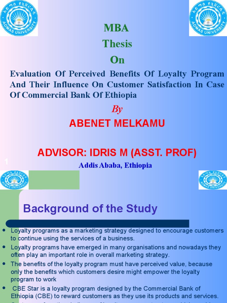 Mba Thesis Pptabenet Melkamu | PDF | Sampling (Statistics) | Statistics
