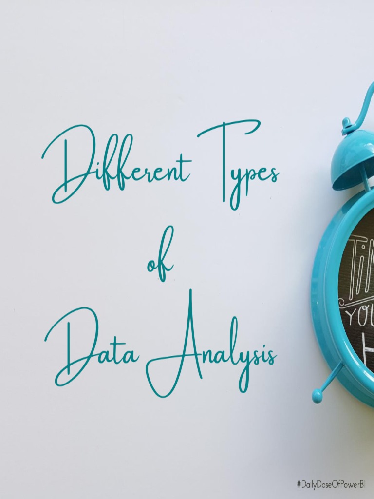 Different Types of Data Analysis | PDF