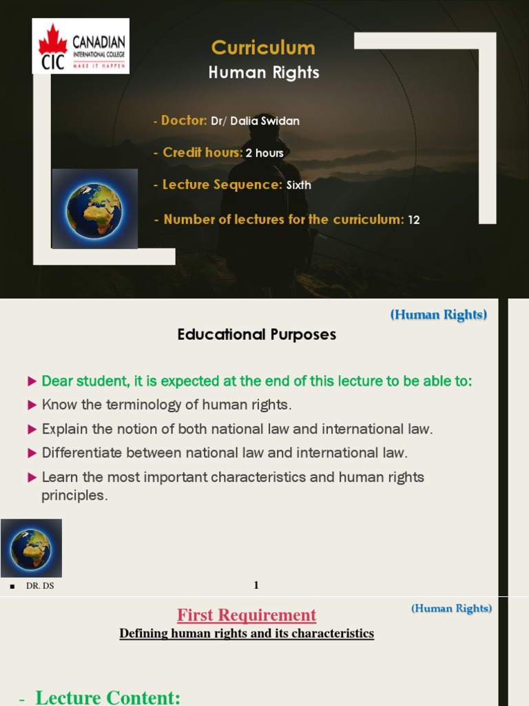 Lec 6 - HUM E | PDF | Human Rights | International Law Lec 6 - HUM E | PDF | Human Rights | International Law