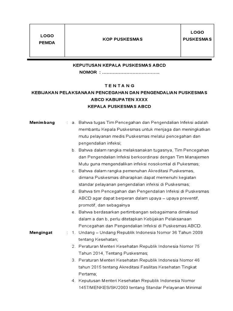 SK Pelaksanaan PPI | PDF