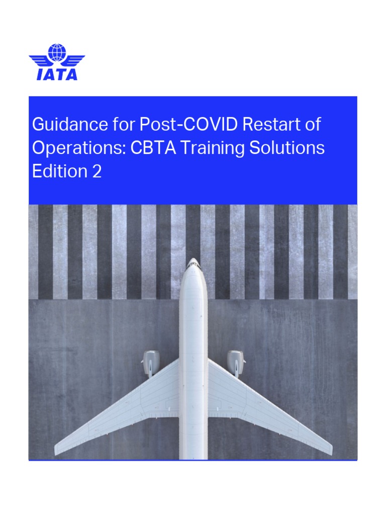 Guidance For Post Covid Restart of Operations Cbta Training Solutions ...