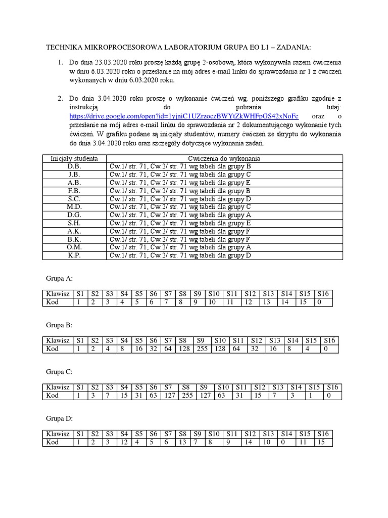 TML - Zad1 - EO L1 | PDF