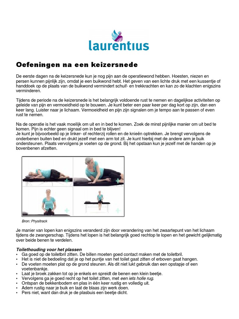 Oefeningen Na Een Keizersnede | PDF