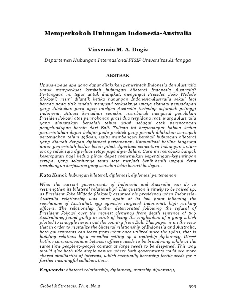 Admin, 11-Dugis-layouted-Memperkokoh Hubungan Indonesia | PDF