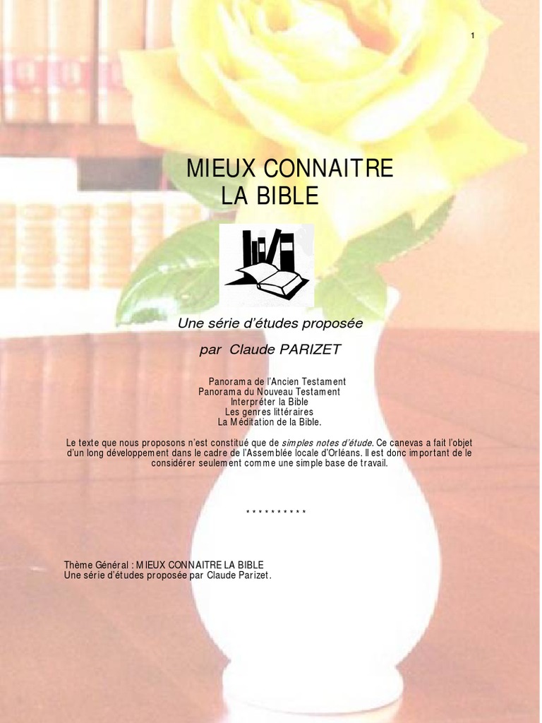 Mieux Connaitre La Bible 4 | PDF | Évangile selon Matthieu | Évangile ...