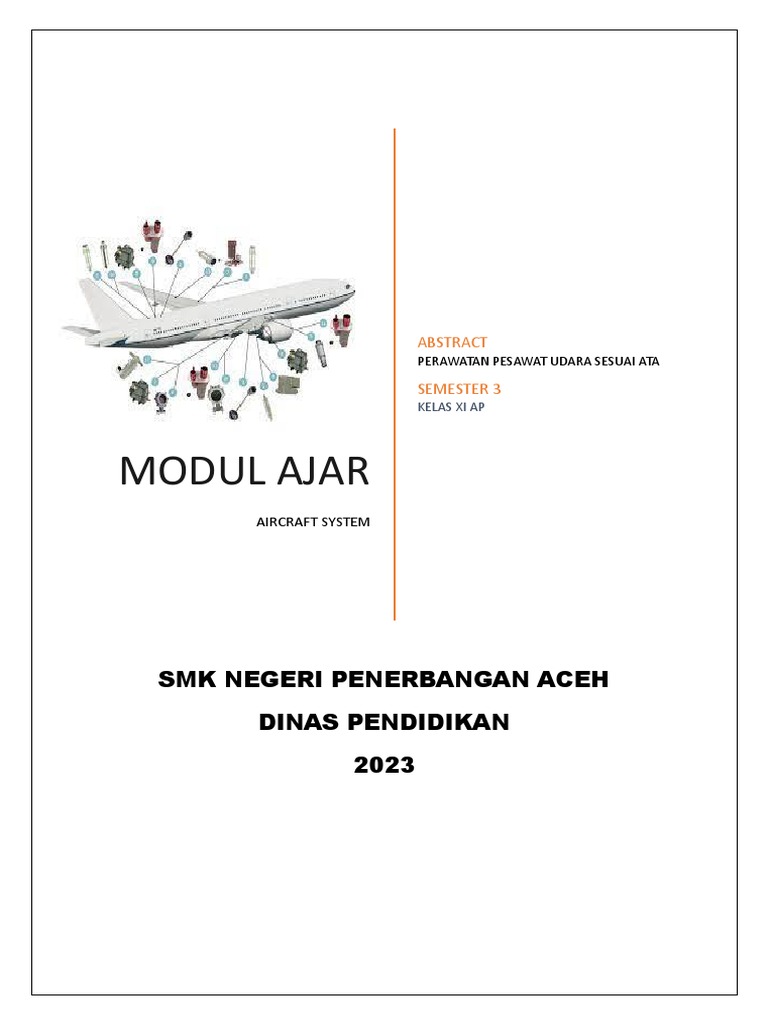 Modul Ajar Aircraft System Kelas XI AP | PDF