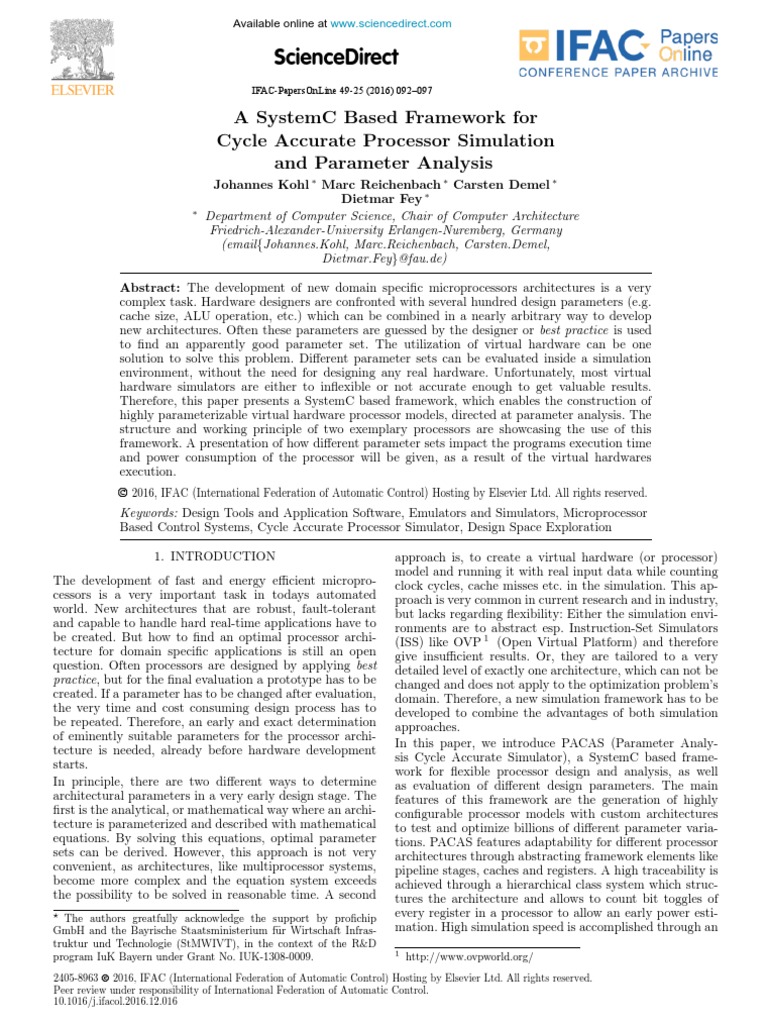 ISS Cycle Accurate Systemc | PDF