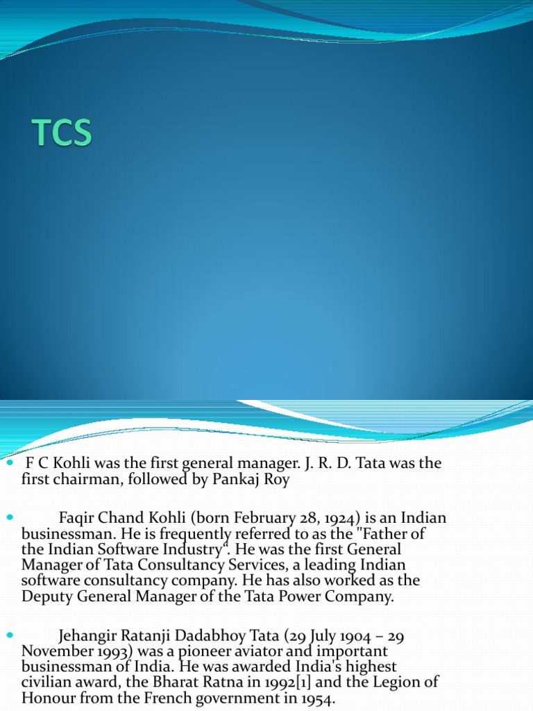 TCS | PDF | Computing | Business