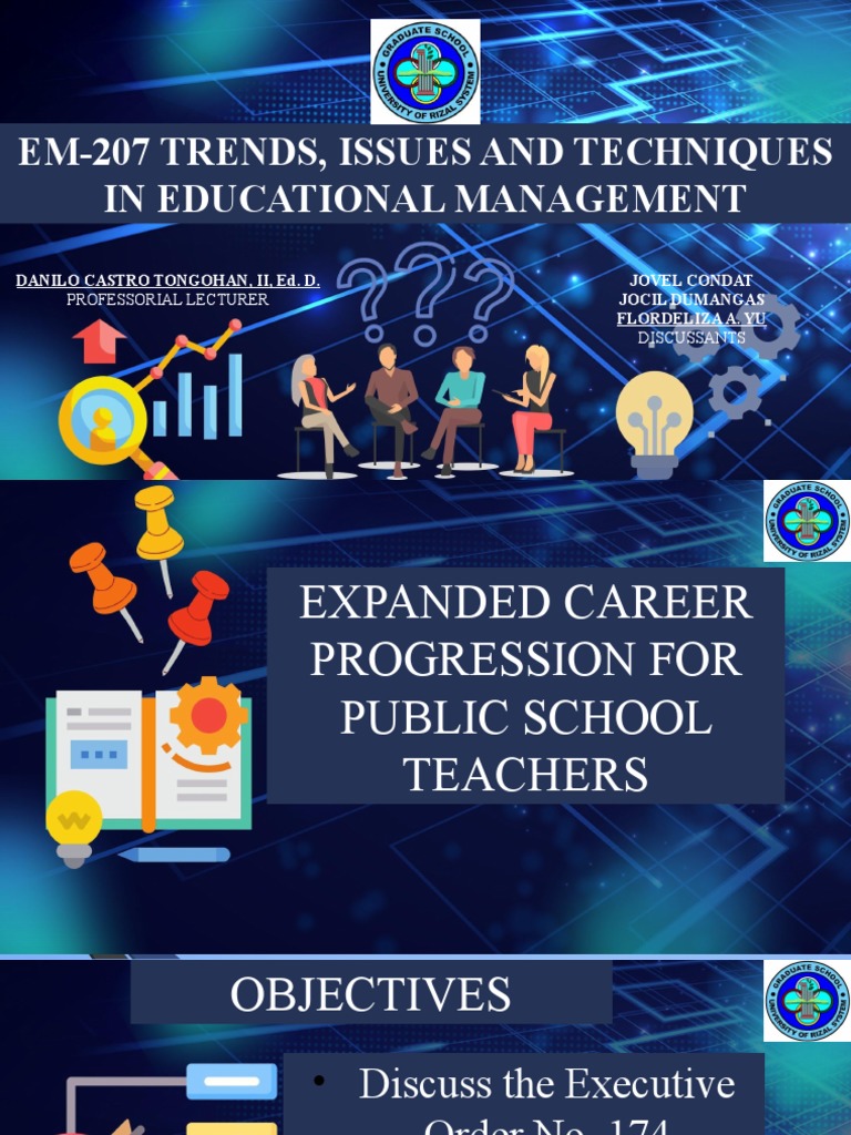 Em207. Group3.2.expanded Career Progression | PDF | Teachers | Schools