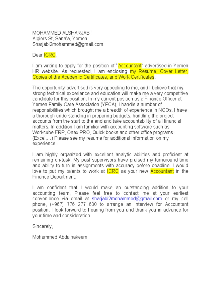 Cover Letter Model | PDF Cover Letter Model | PDF