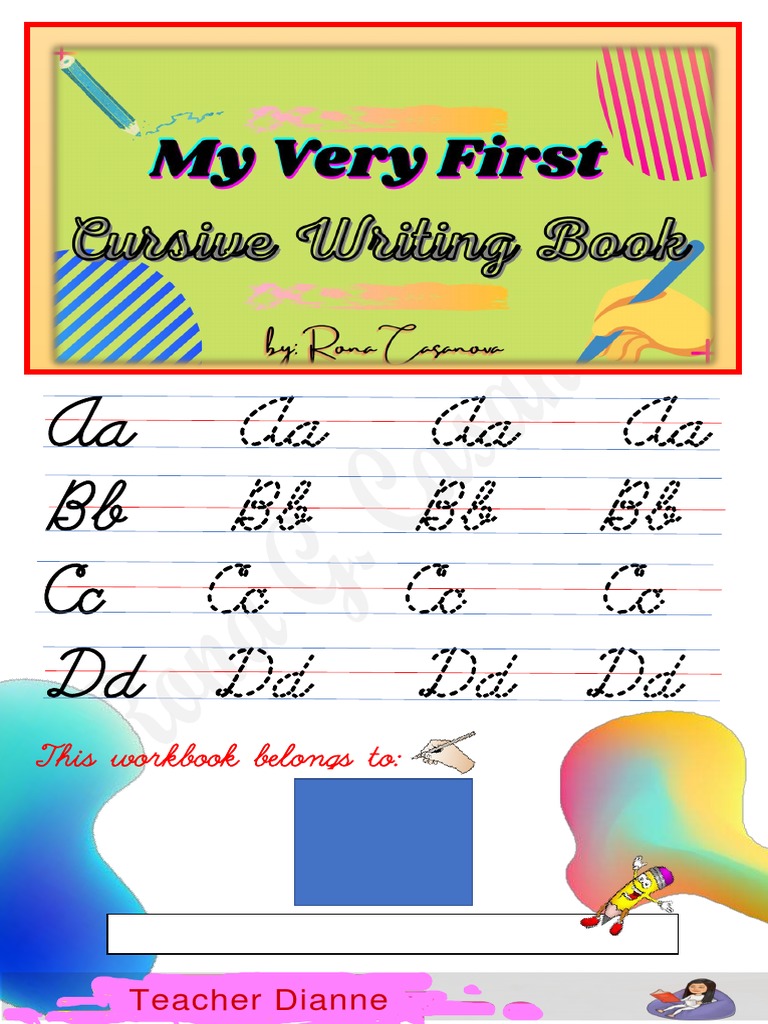 Cursive Writing-Part 1 | PDF